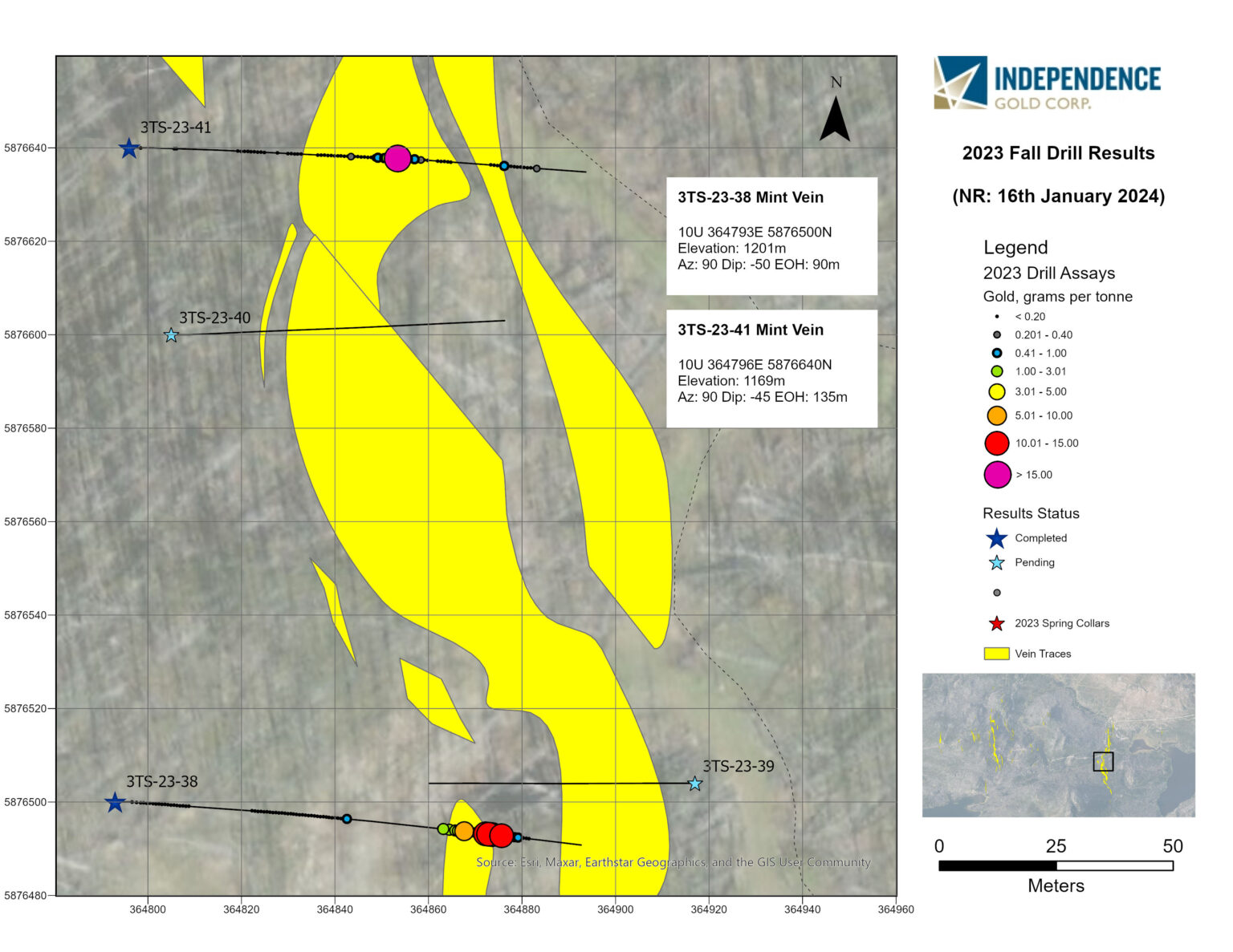 3TS Project - Independence Gold Corp